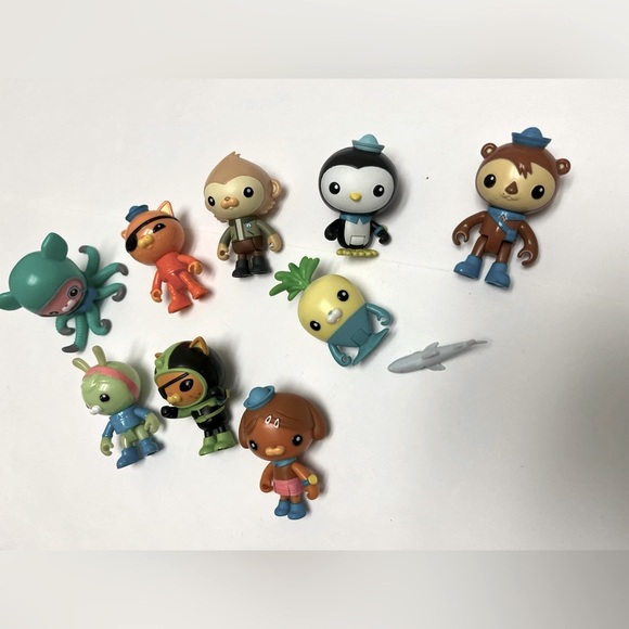 octonauts | Toys | Octonauts Set Of 9 Figures 22 Mattel Mini Figures ...